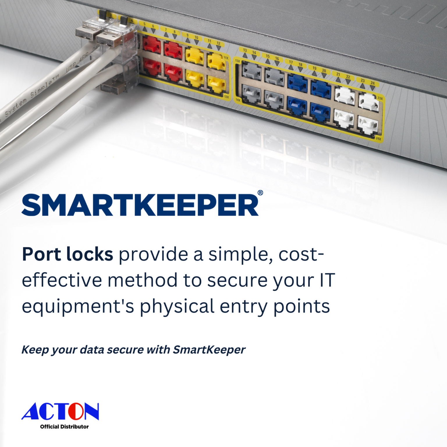 RJ45 Port Blocker | Protect your Data Security
